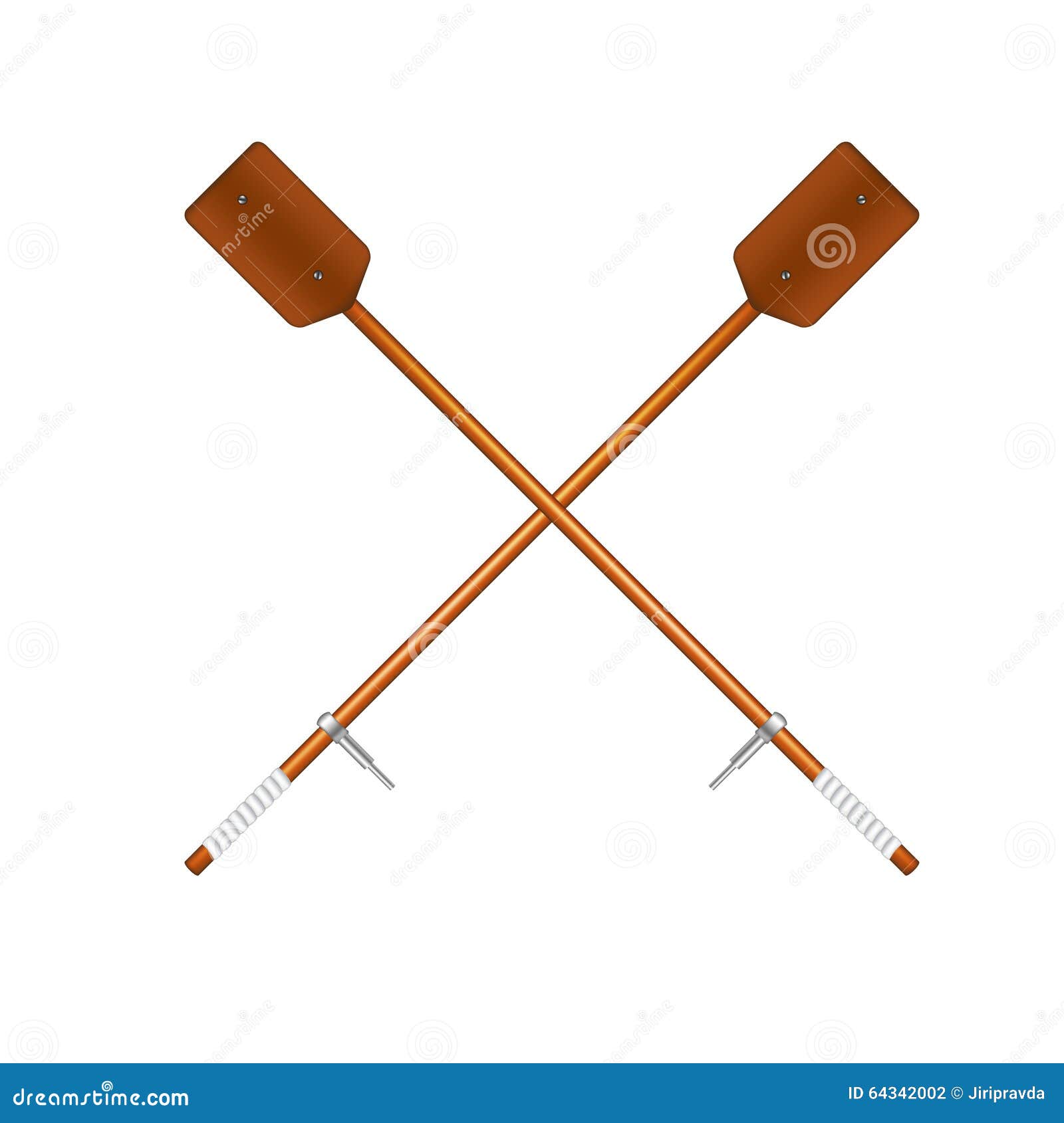 Oars Cartoon Vector | CartoonDealer.com #56345031