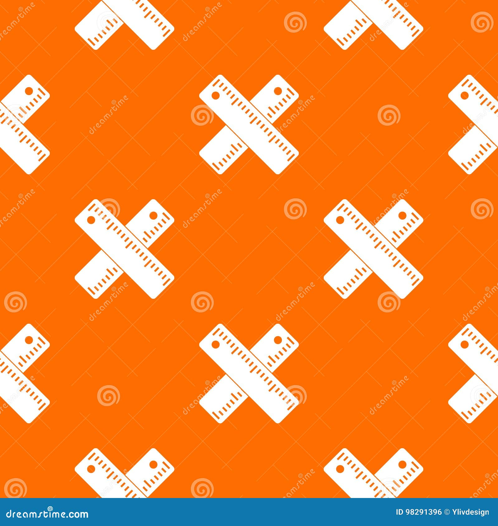 Two Crossed Rulers Pattern Seamless Stock Vector - Illustration of ...