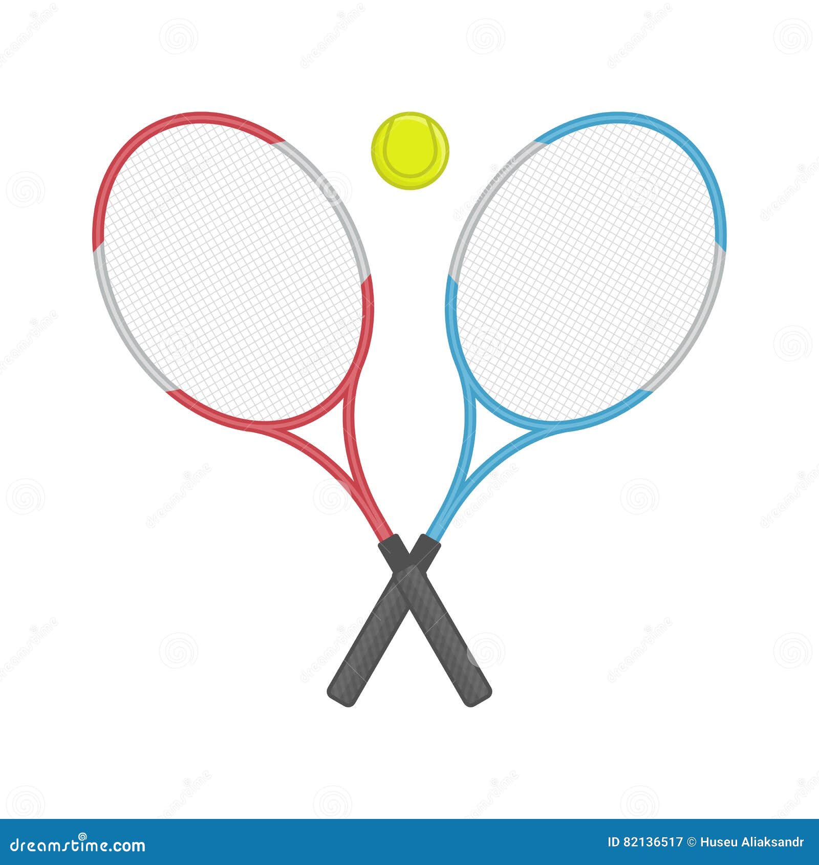 Crossed Racket And Tennis Ball Black Silhouette. Vector Illustration ... Crossed Racket And Tennis Ball Black Silhouette. Vector Illustration ...