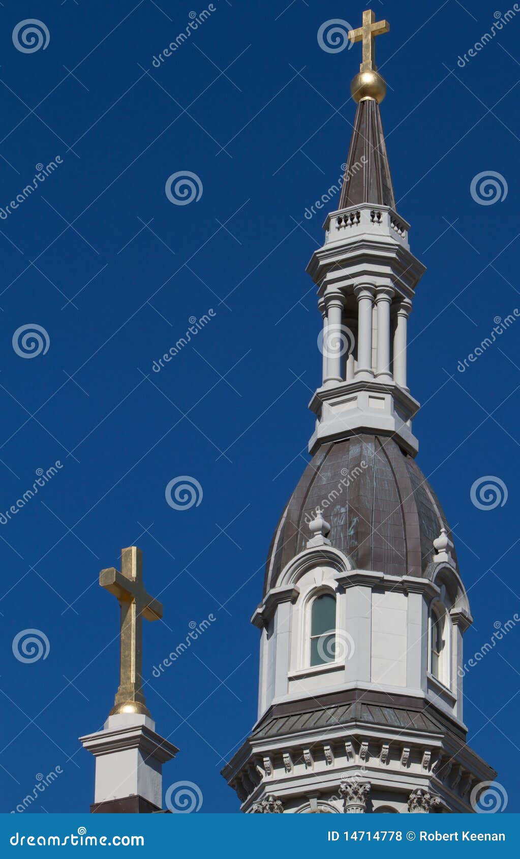 Two Crosses stock photo. Image of city, stone, history - 14714778
