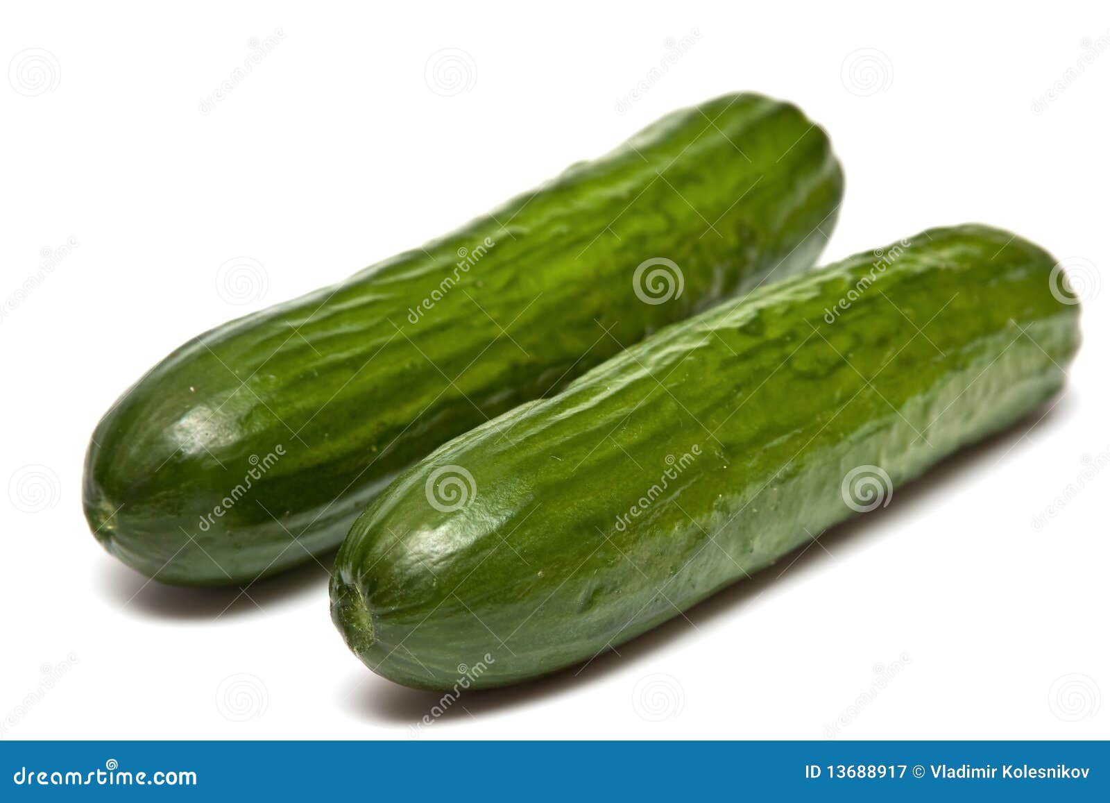 Two cucumber stock image. Image of vegetable, healthy - 13688917