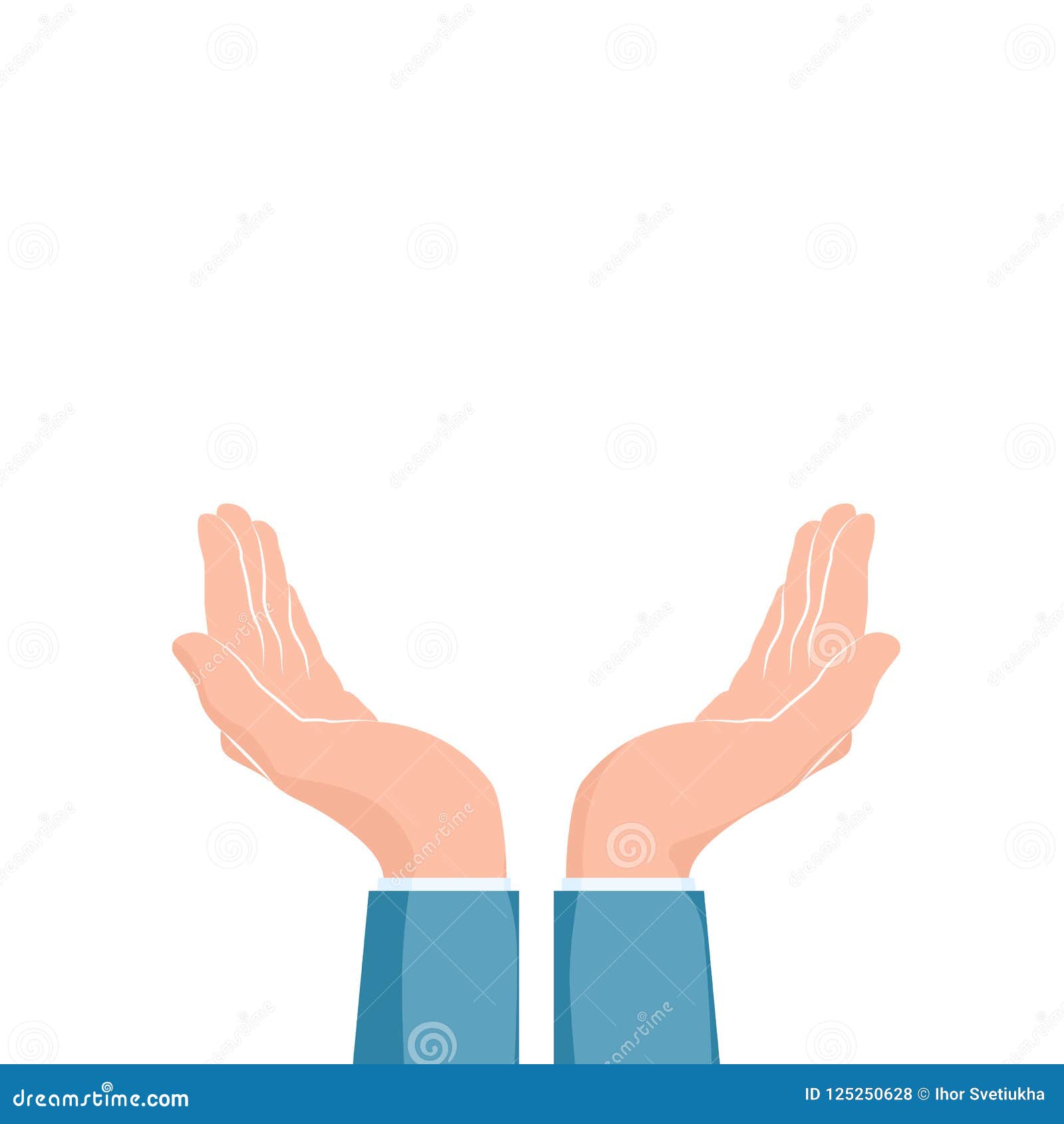Cupped Hands, Folded Arms. Pop Art Retro Comic Style. Cartoon Vector ... Cupped Hands, Folded Arms. Pop Art Retro Comic Style. Cartoon Vector ...