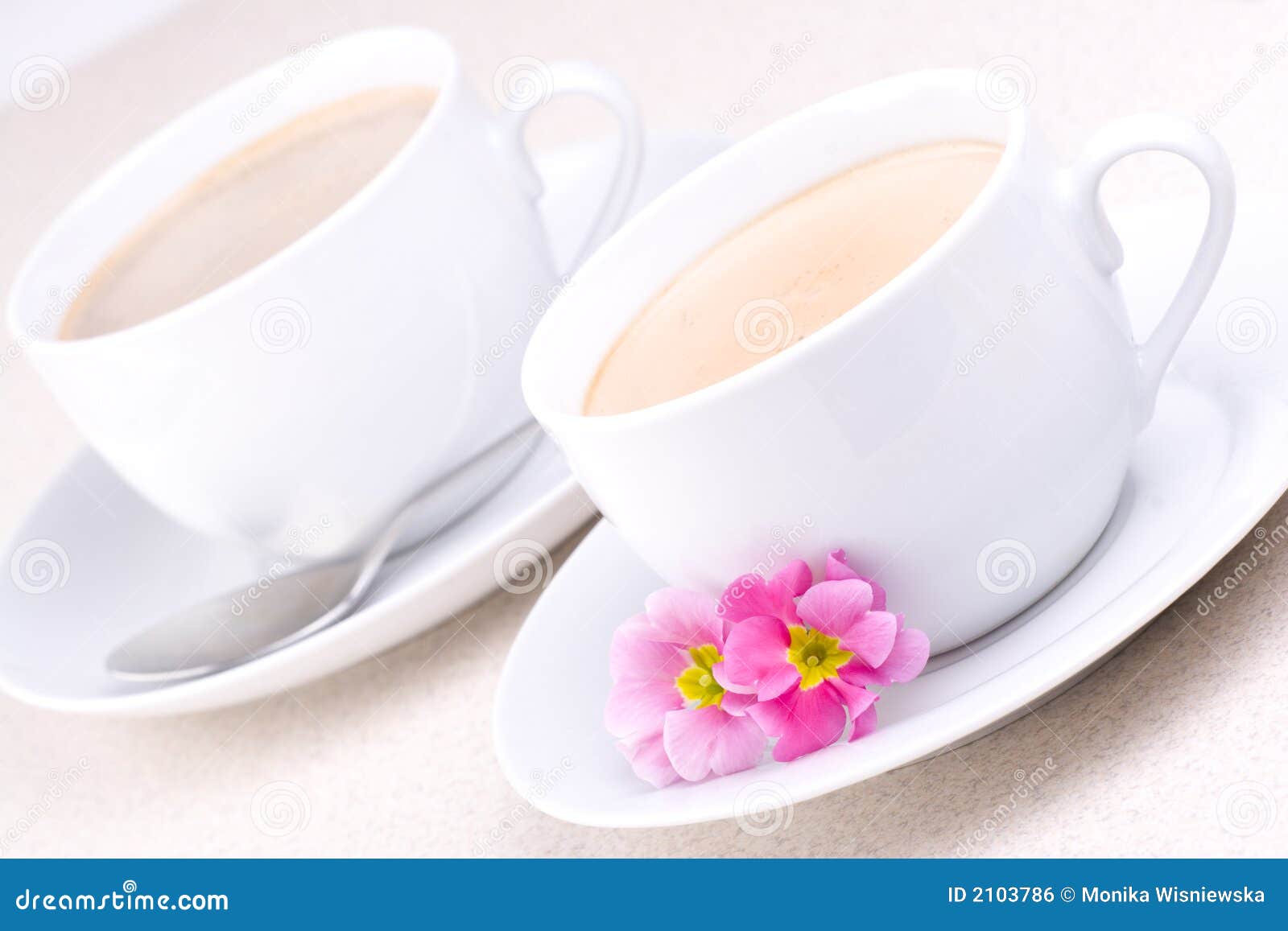 Two Cups stock photo. Image of time, white, espresso, food - 2103786