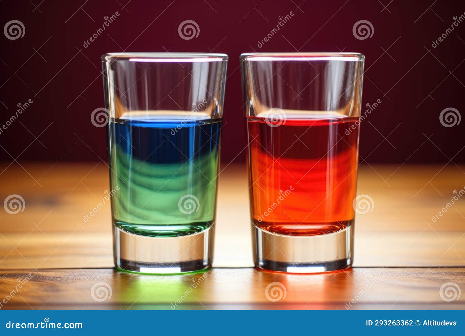 Two Cups of Different Colors Side by Side Stock Photo - Image of ...