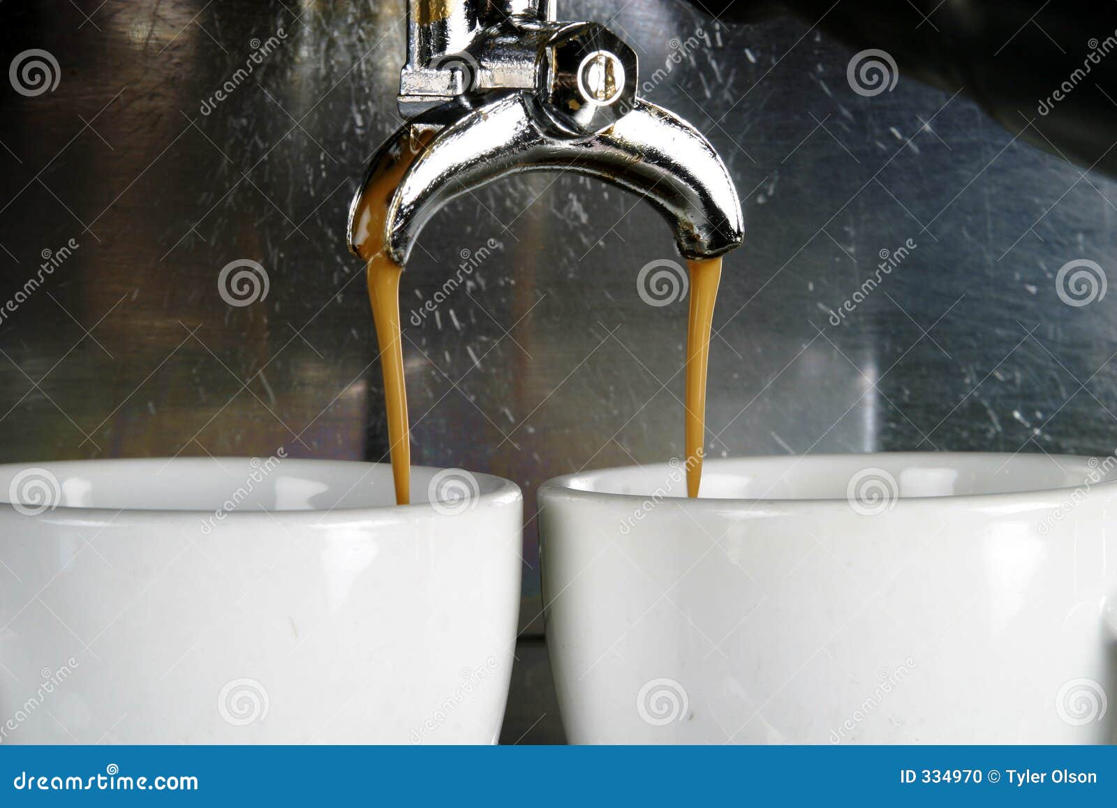 Two Cups Espresso stock photo. Image of cafe, coffee, machine - 334970