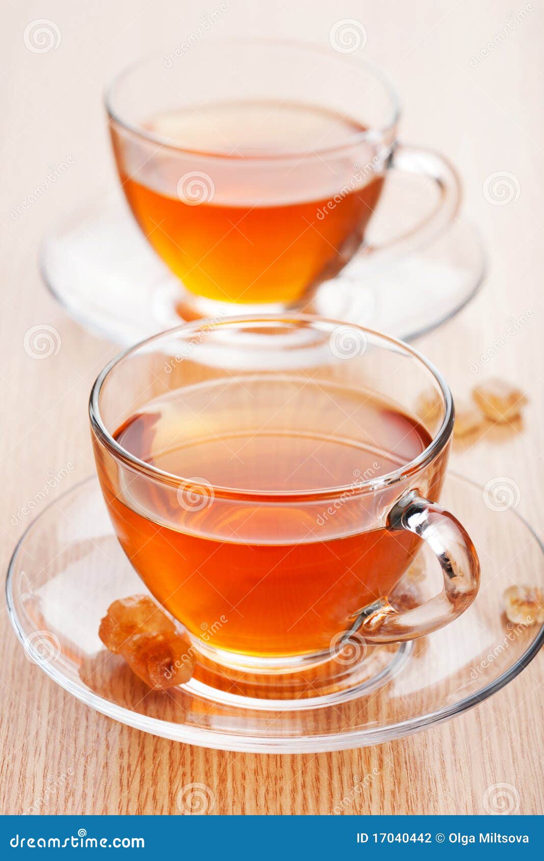 Two cups of tea stock photo. Image of healthy, teacup - 17040442