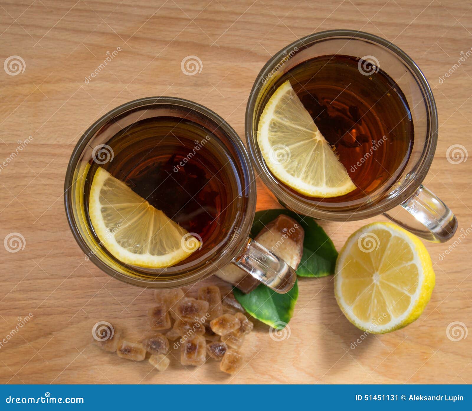 Two cups tea stock image. Image of teamug, food, breakfast - 51451131