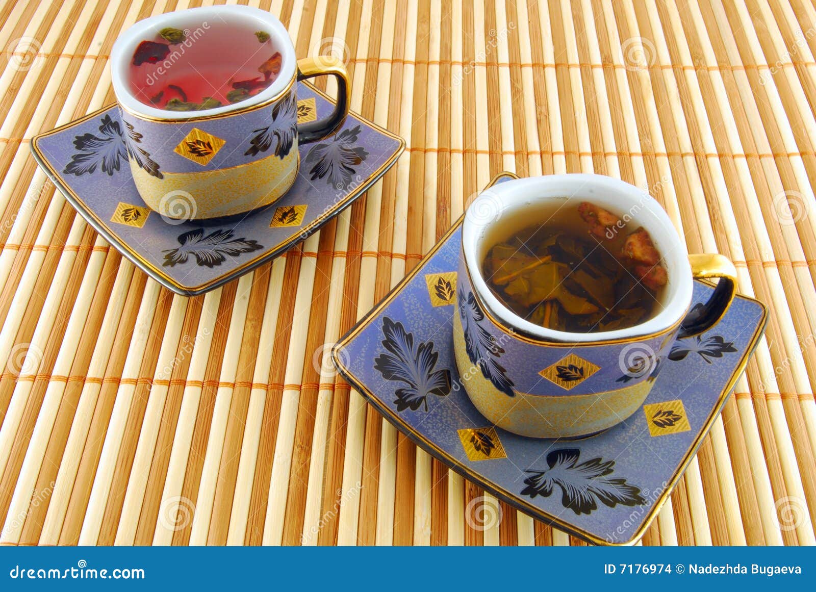 Two cups of tea on the rug stock photo. Image of health - 7176974