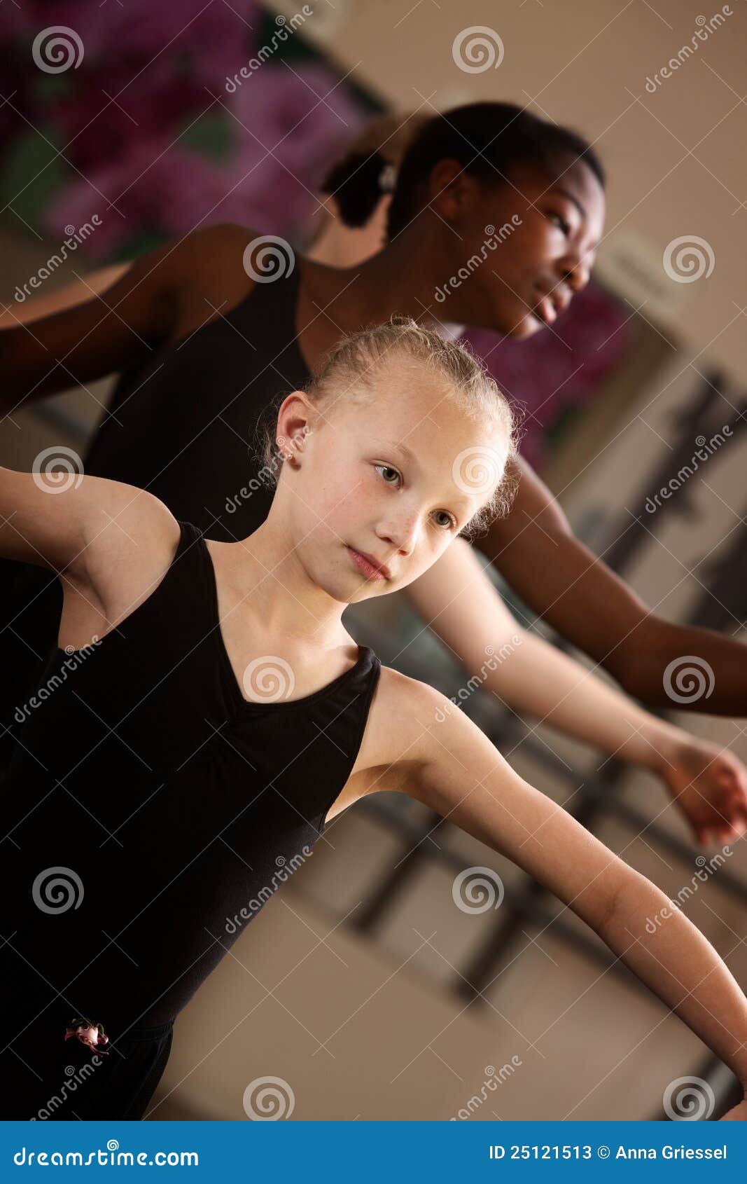 Two Cute Ballet Students stock image. Image of cute, group - 25121513