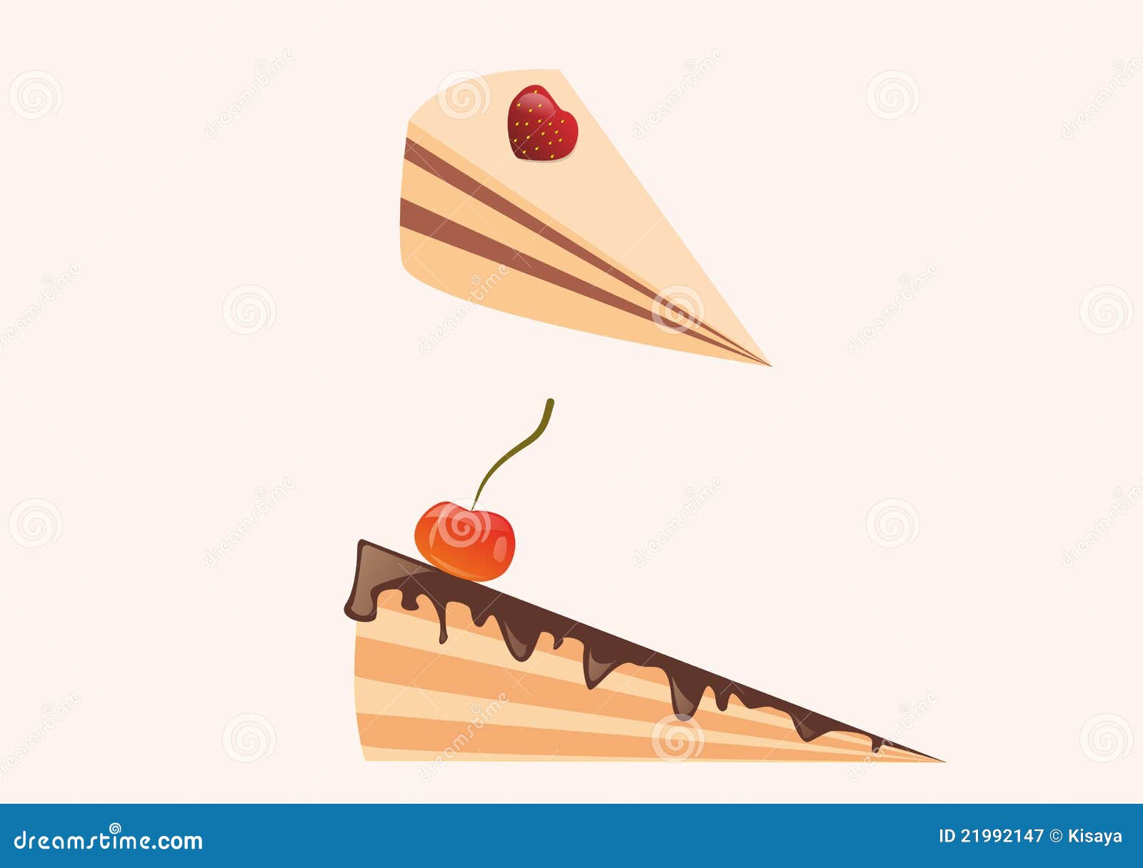 Two cute pies stock image. Image of cake, food, chocolate - 21992147