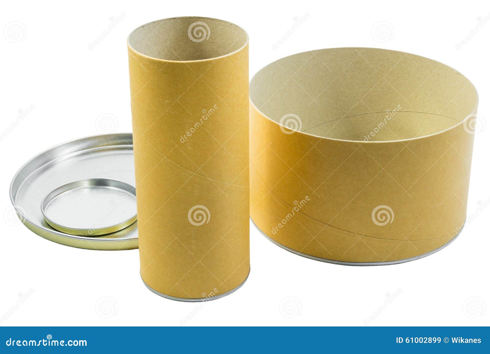 Two Cylinder Packaging Boxes Stock Image - Image of container, shiny ...