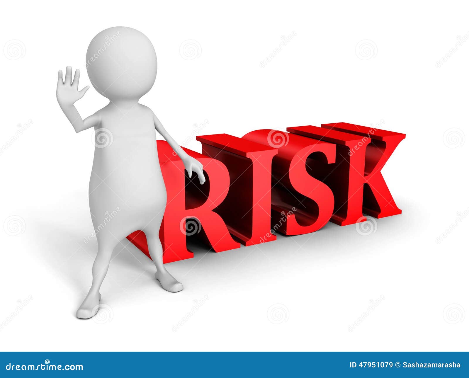 Two 3D White Men in Fighting Position on White Backgrund Stock ...