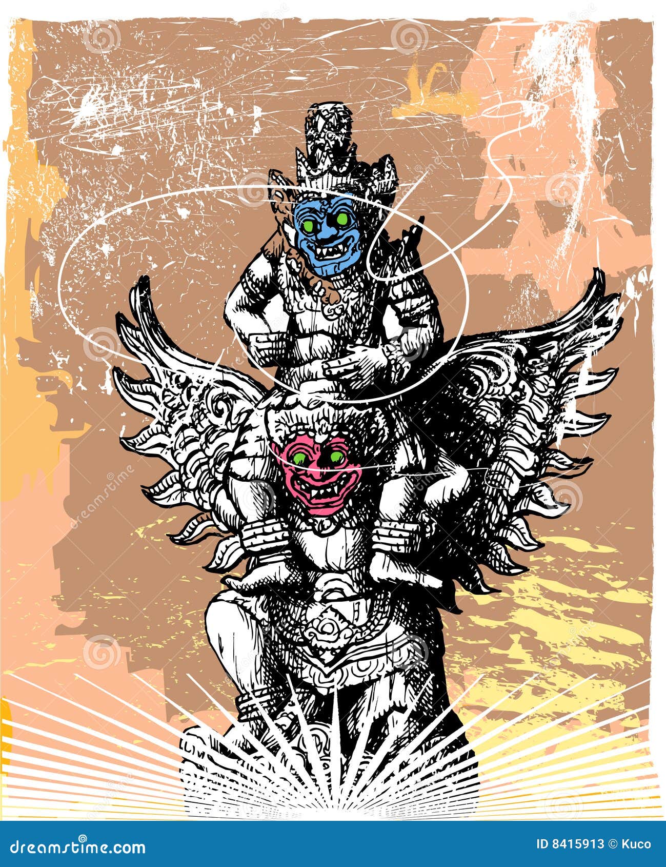 Daemons Stock Illustrations – 31 Daemons Stock Illustrations, Vectors ...