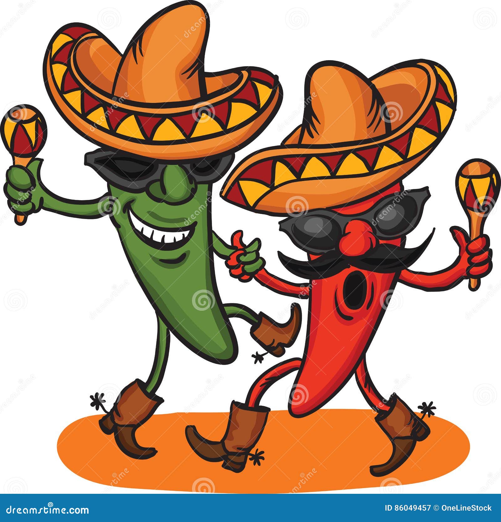 Dancing Chili Pepper Cartoon Dancing Chilli Vectors Download Free