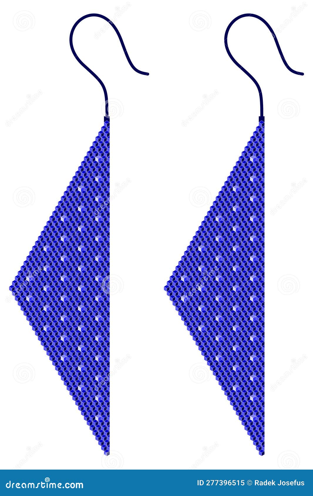 Isosceles Triangle Icon In Neon Style. Geometric Figure Element For ...