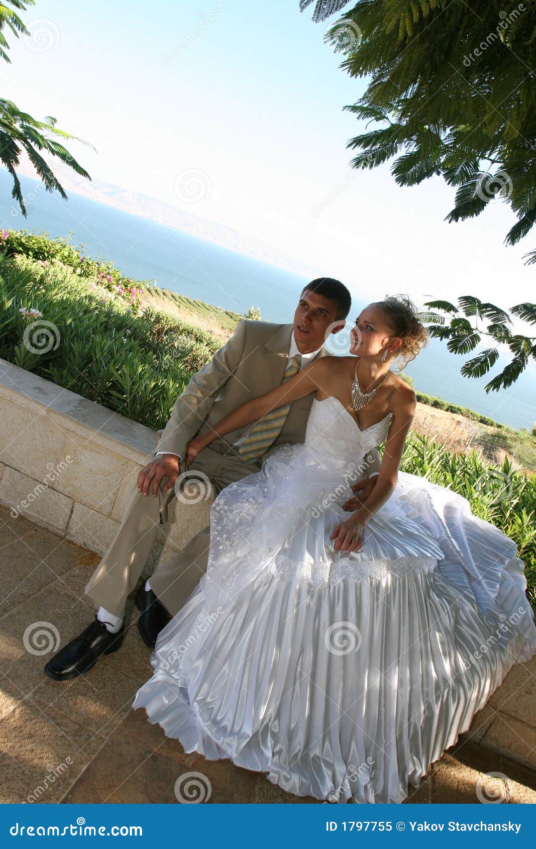 Two in day of wedding. stock image. Image of plight, hair - 1797755
