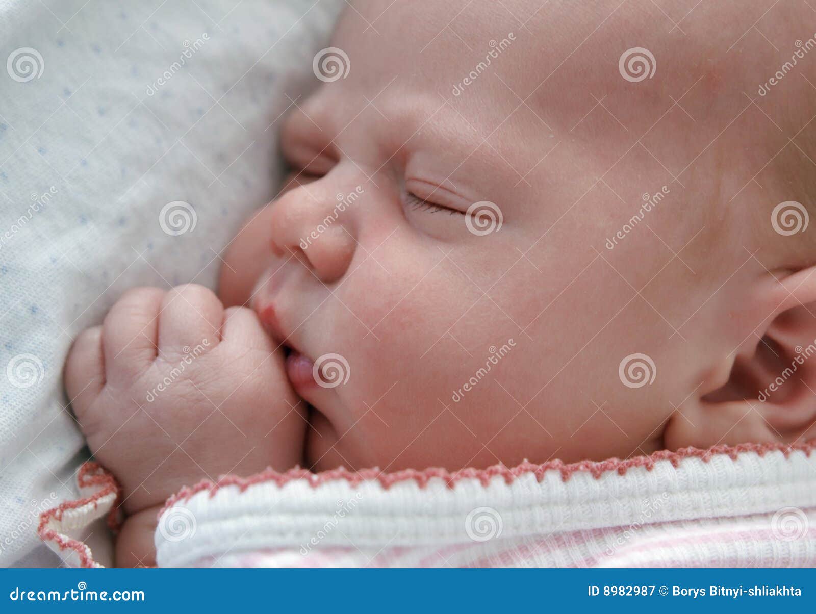Two Days Old Baby is Sleeping Stock Image - Image of person, fist: 8982987