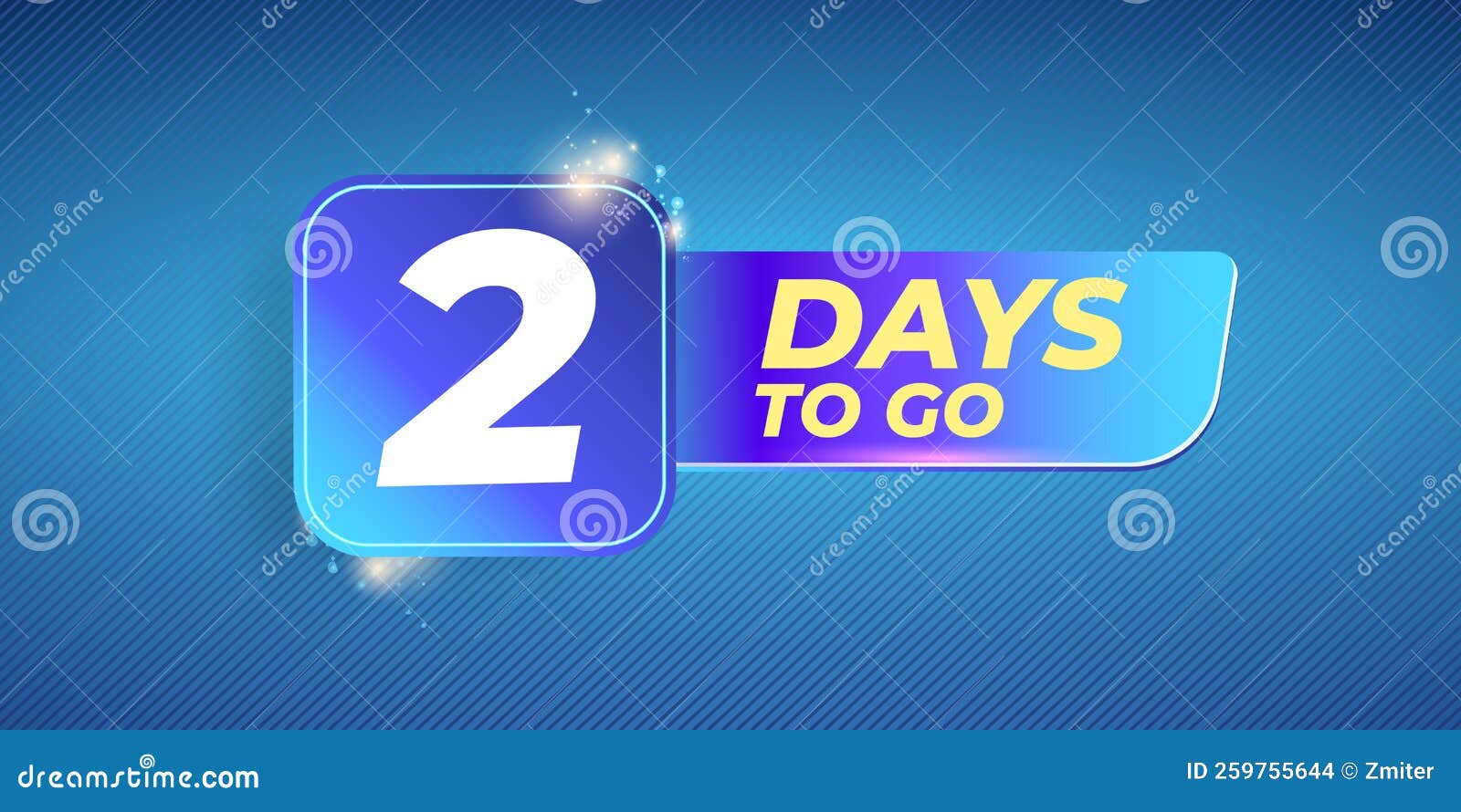 Two Days To Go Countdown Blue Horizontal Banner Design Template. 2 Days ... Two Days To Go Countdown Blue Horizontal Banner Design Template. 2 Days ...