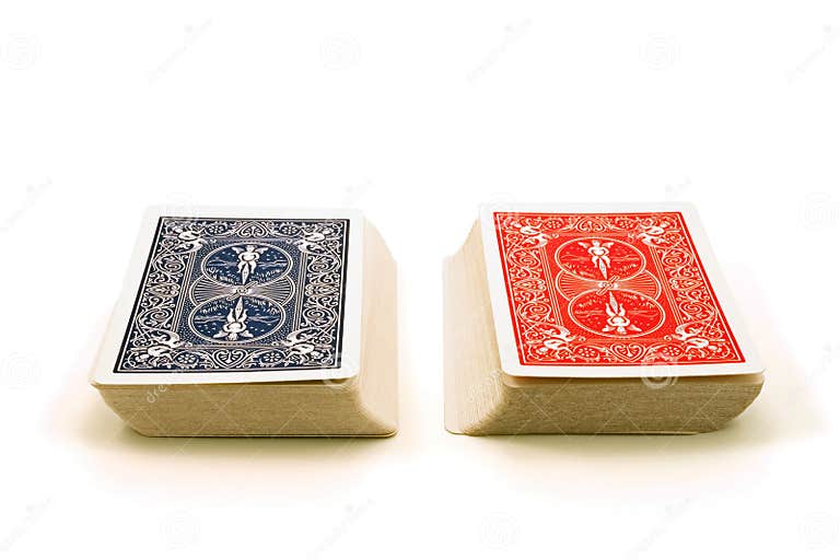 Two Decks of Cards stock photo. Image of pack, lucky - 37205378