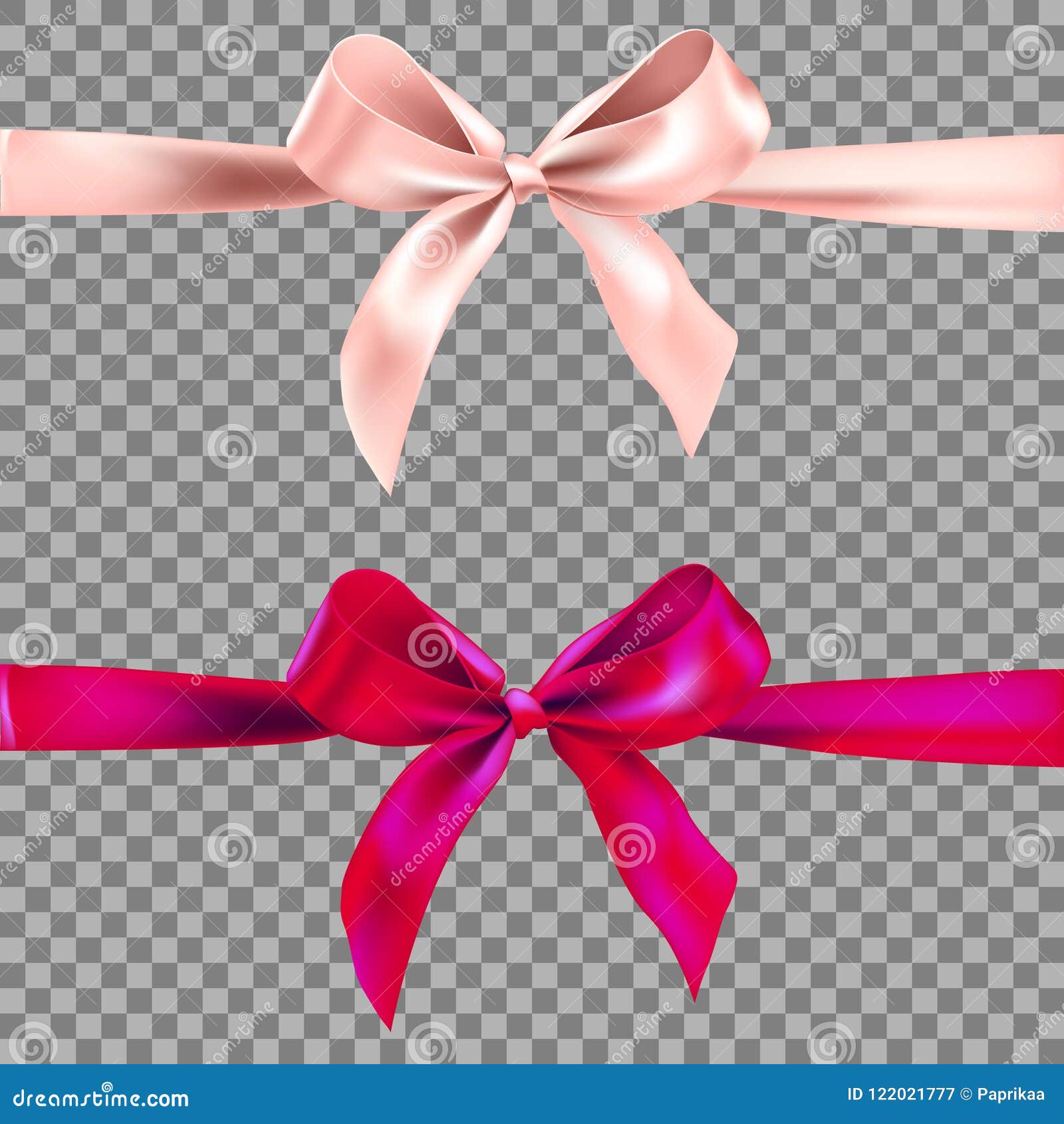 Two decorative ribbons stock vector. Illustration of isolated - 122021777