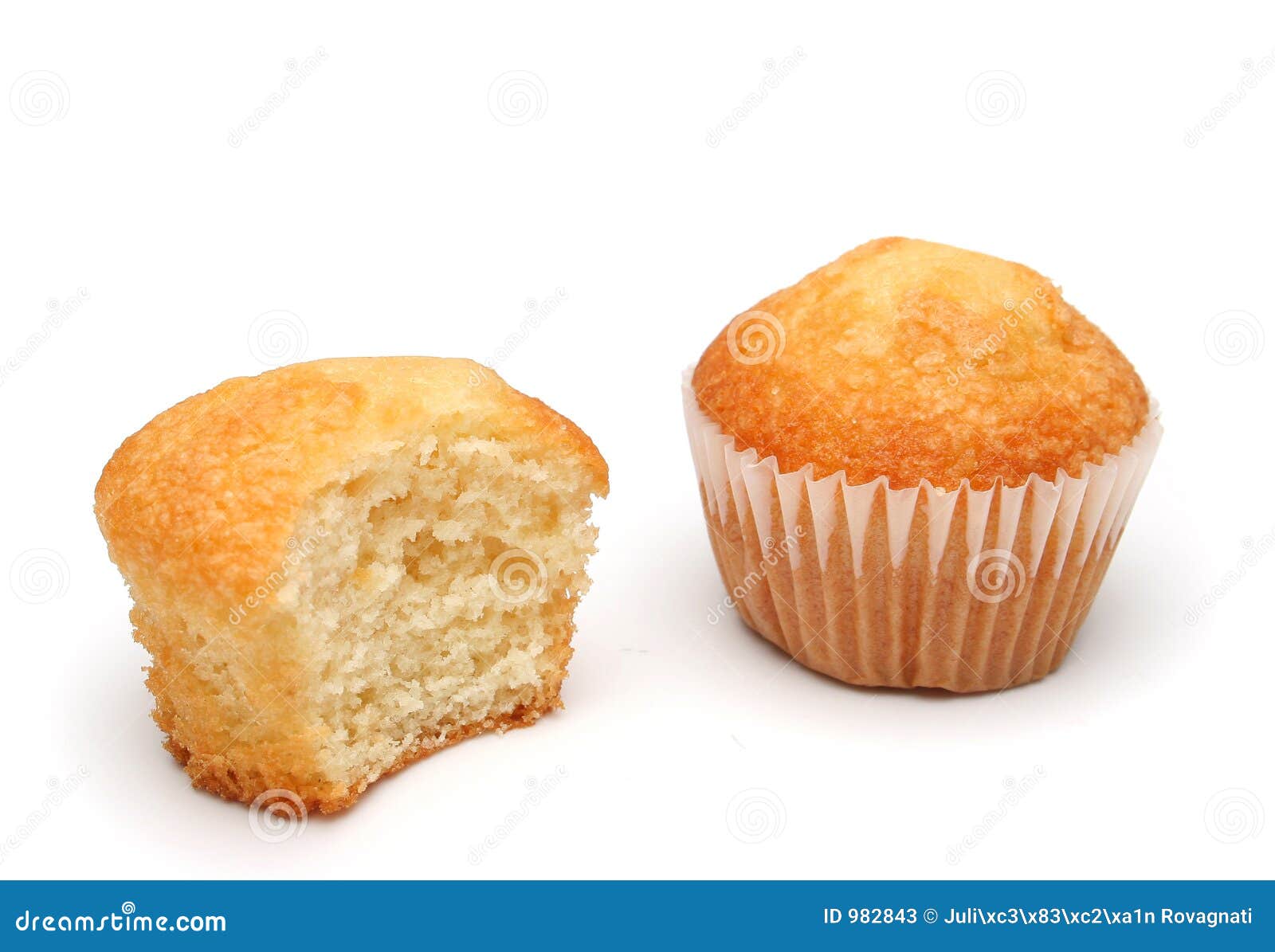 Two delicious muffins stock image. Image of finefood, dessert - 982843