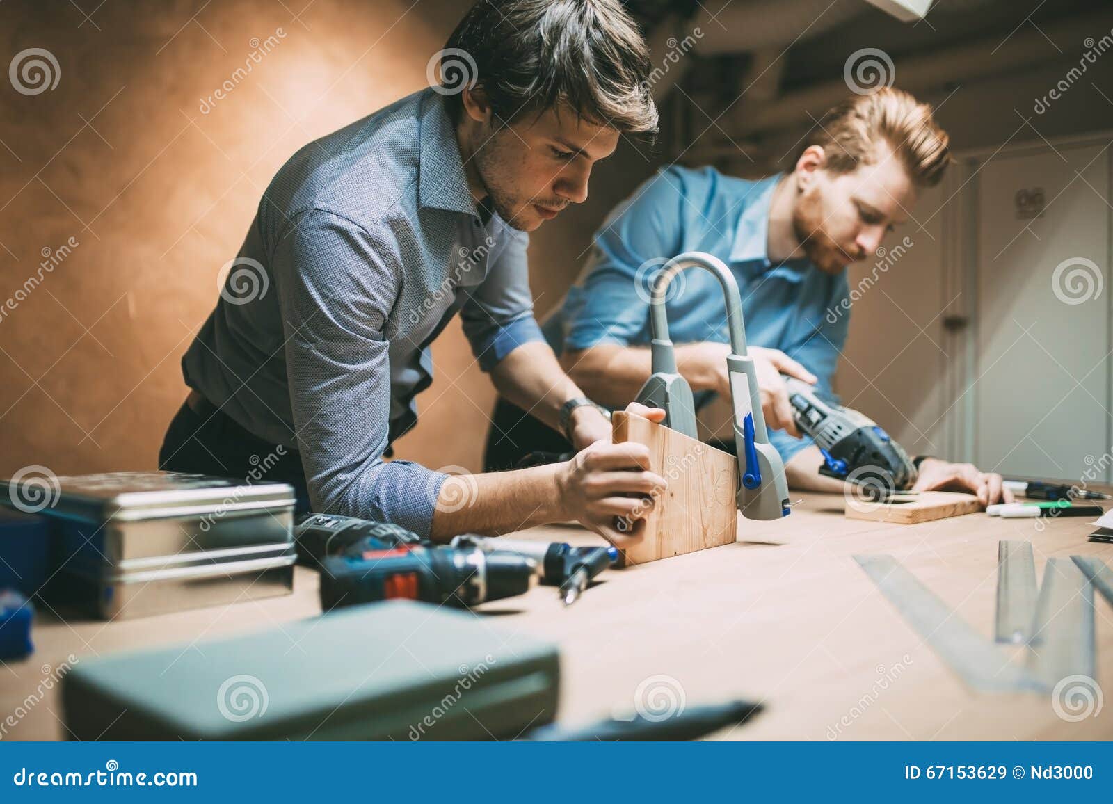 Two Designers Working Together Stock Image - Image of apprenticeship ...