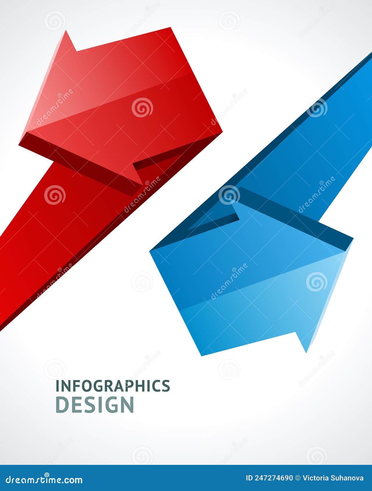 Two Diagonal Up Arrows Angled Geometric Infographics Scheme Design ... Two Diagonal Up Arrows Angled Geometric Infographics Scheme Design ...
