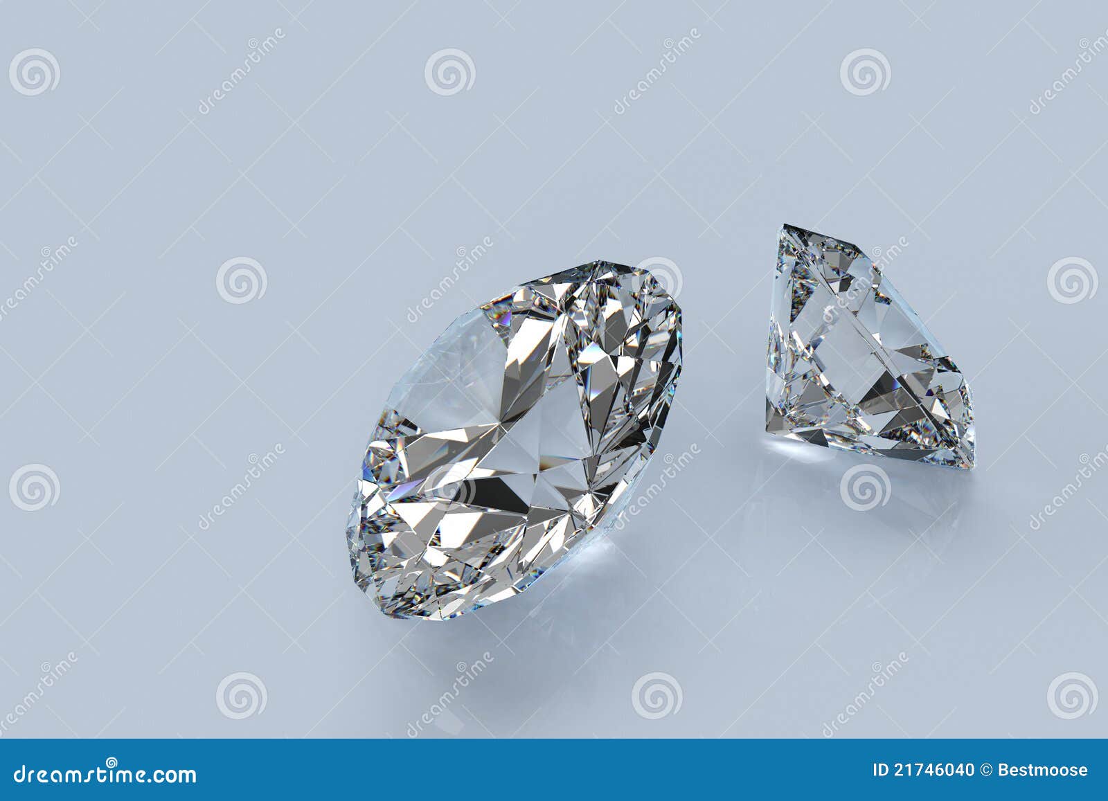 Two Diamonds stock illustration. Illustration of jewel - 21746040