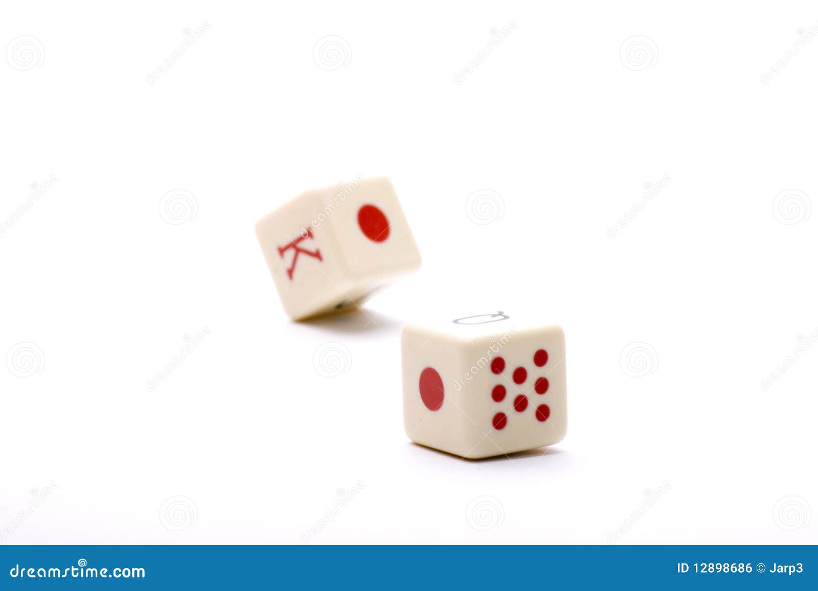 Two dice stock photo. Image of risk, poker, game, gambling - 12898686