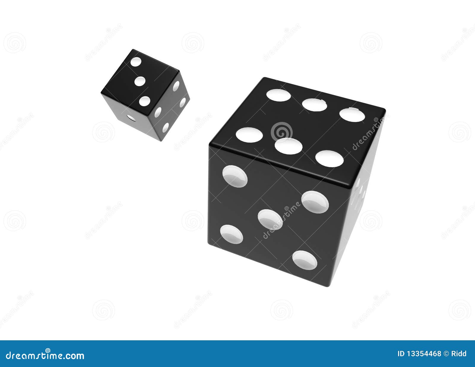 Two dice stock illustration. Illustration of flush, activity - 13354468