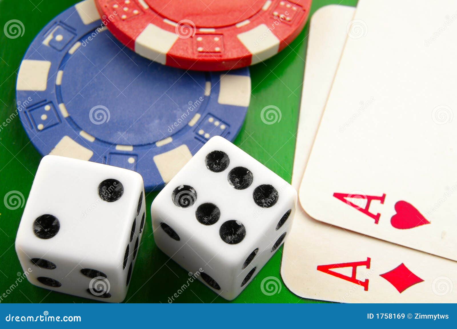 Two dice stock image. Image of dots, addict, game, cast - 1758169