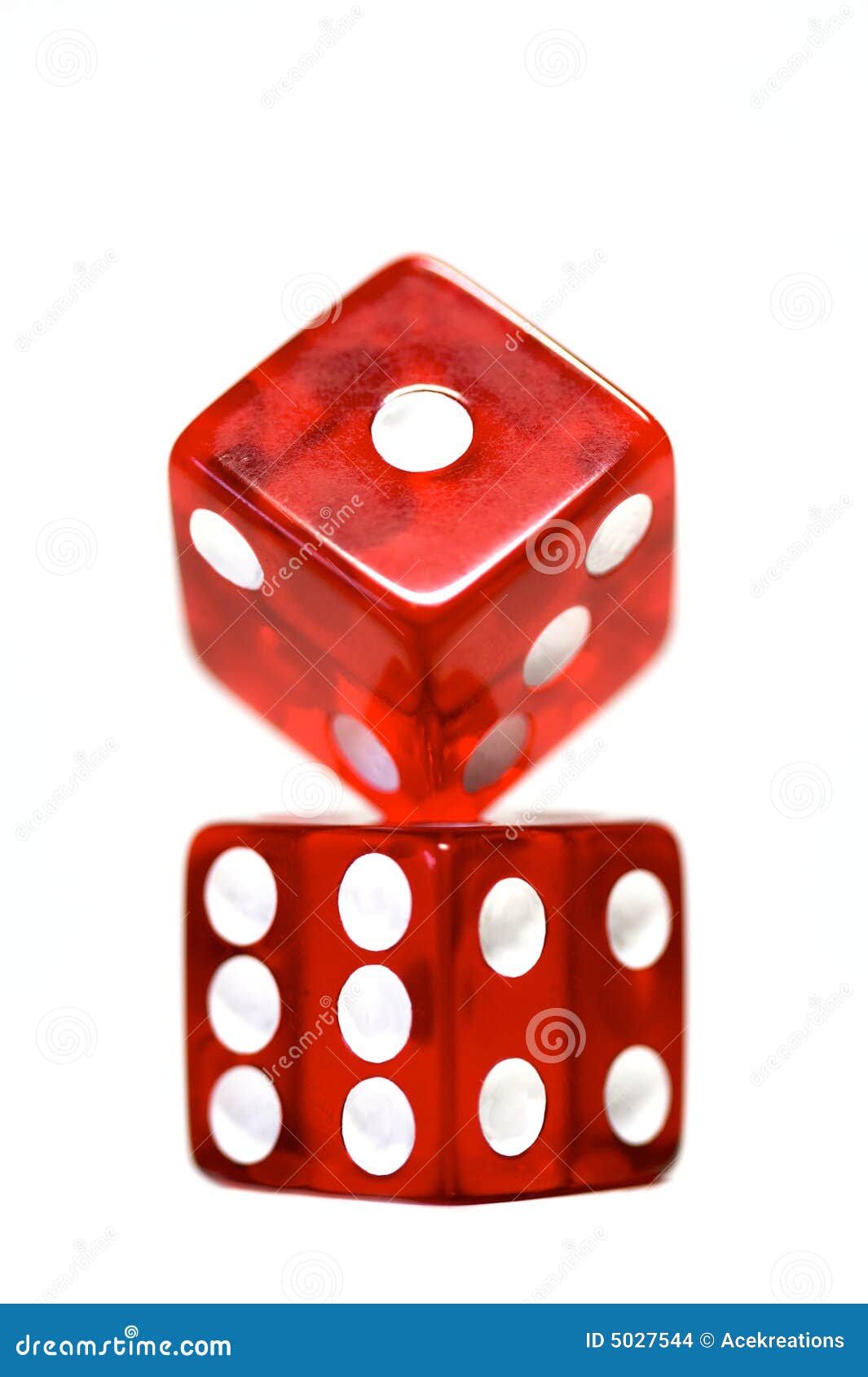Two Dice stock photo. Image of balanced, clear, white - 5027544