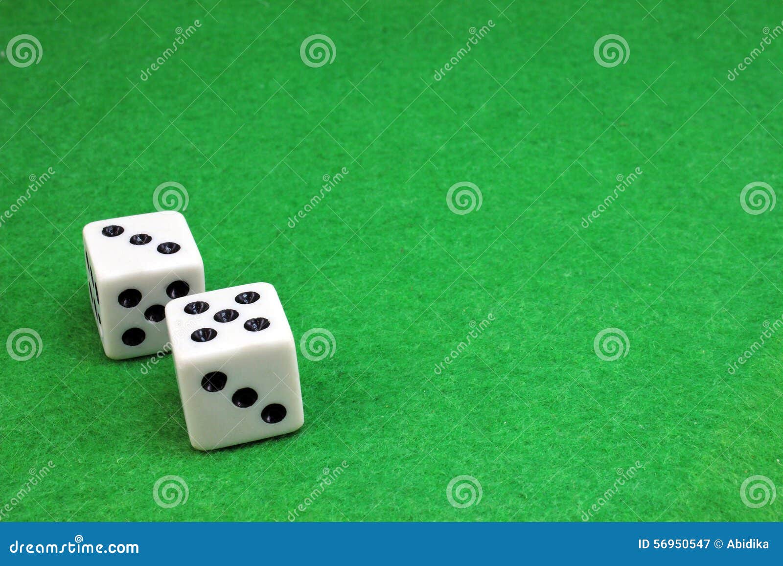 Two Dice for a Game of Dice Stock Image - Image of group, club: 56950547