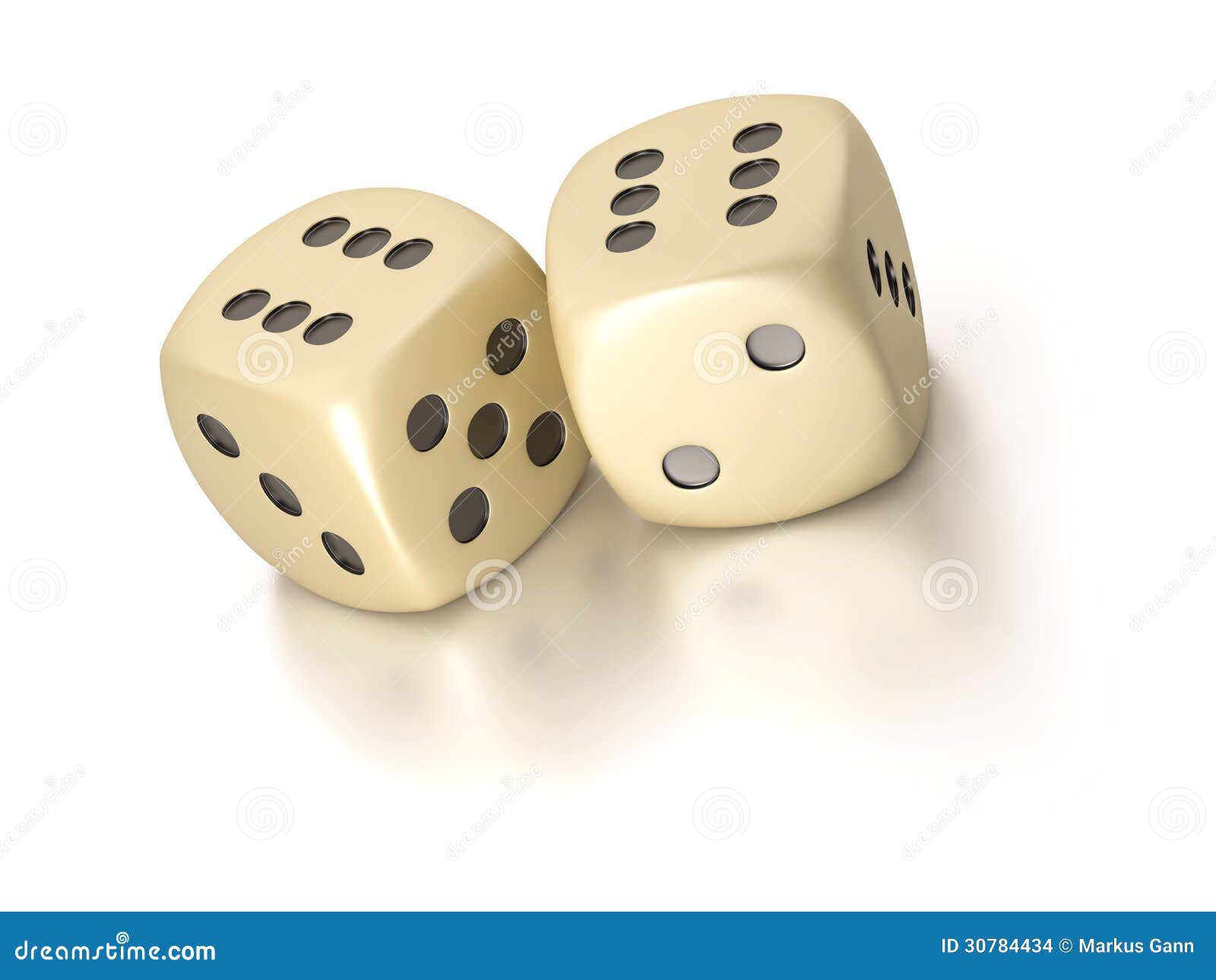 Two dice stock illustration. Illustration of game, leisure - 30784434
