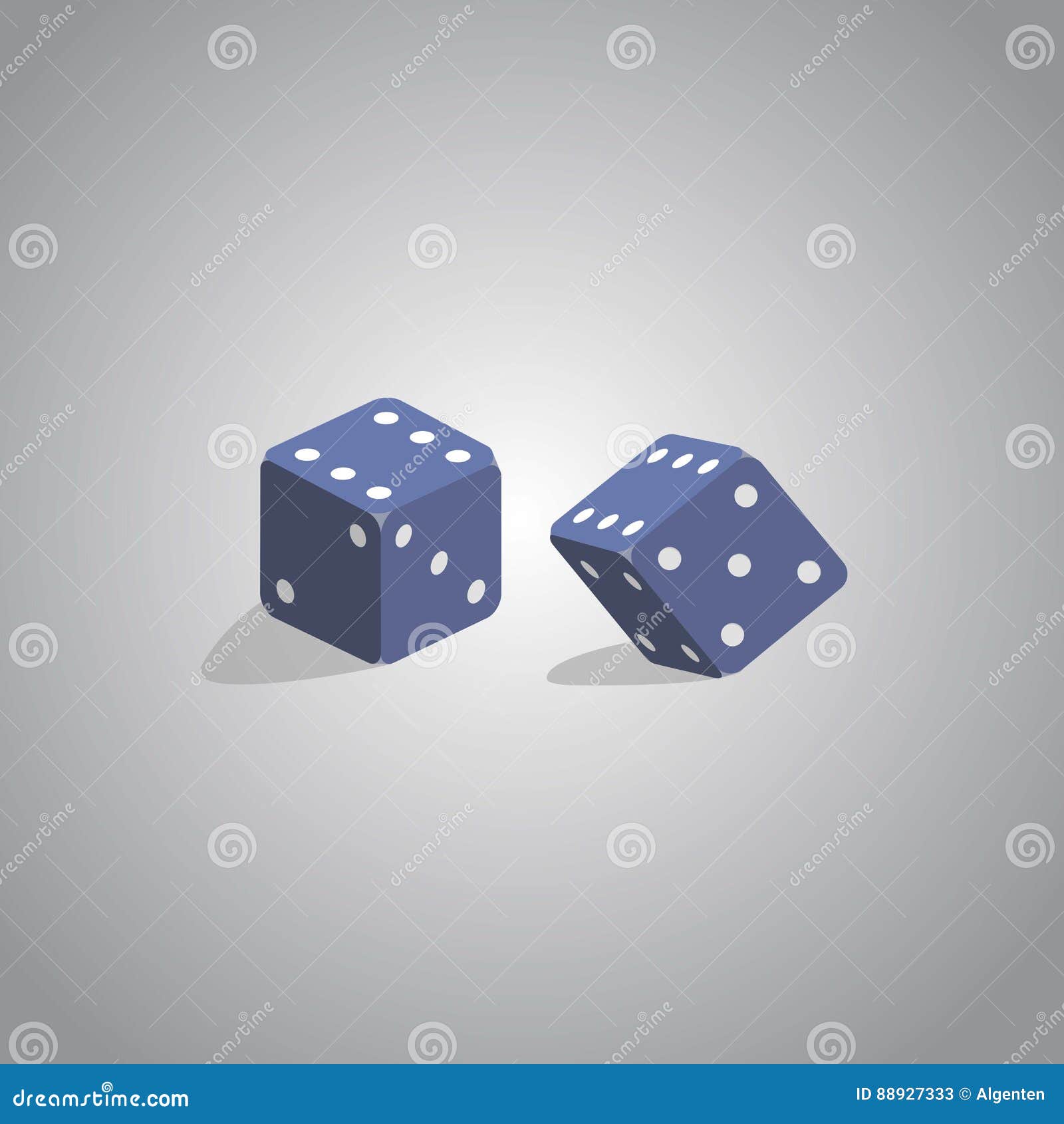 Two dice stock illustration. Illustration of sign, gamble - 88927333