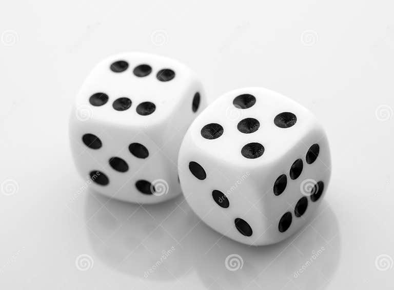 Two dice stock image. Image of odds, solution, falling - 35282443