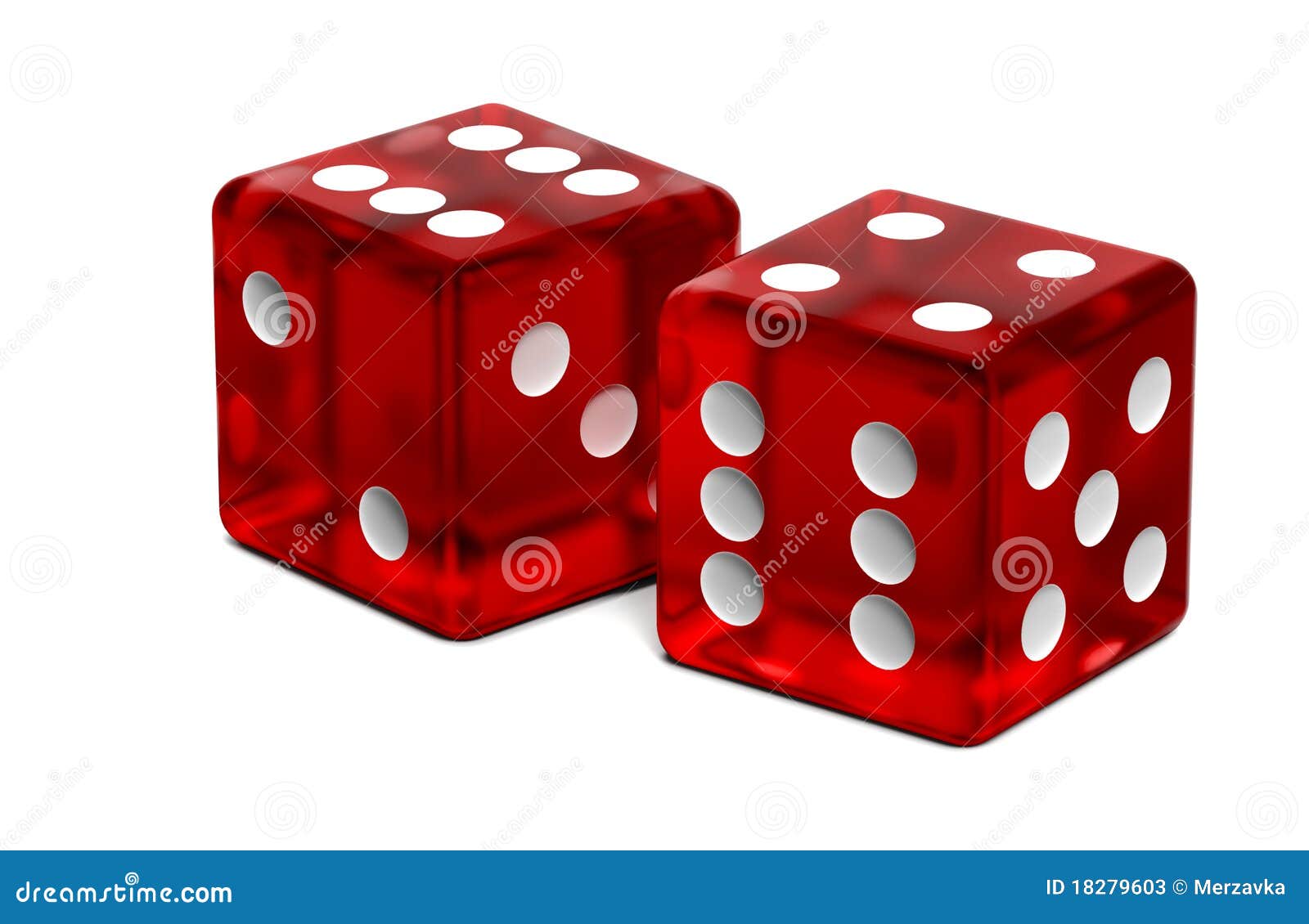 Two dices stock illustration. Illustration of achievement - 18279603