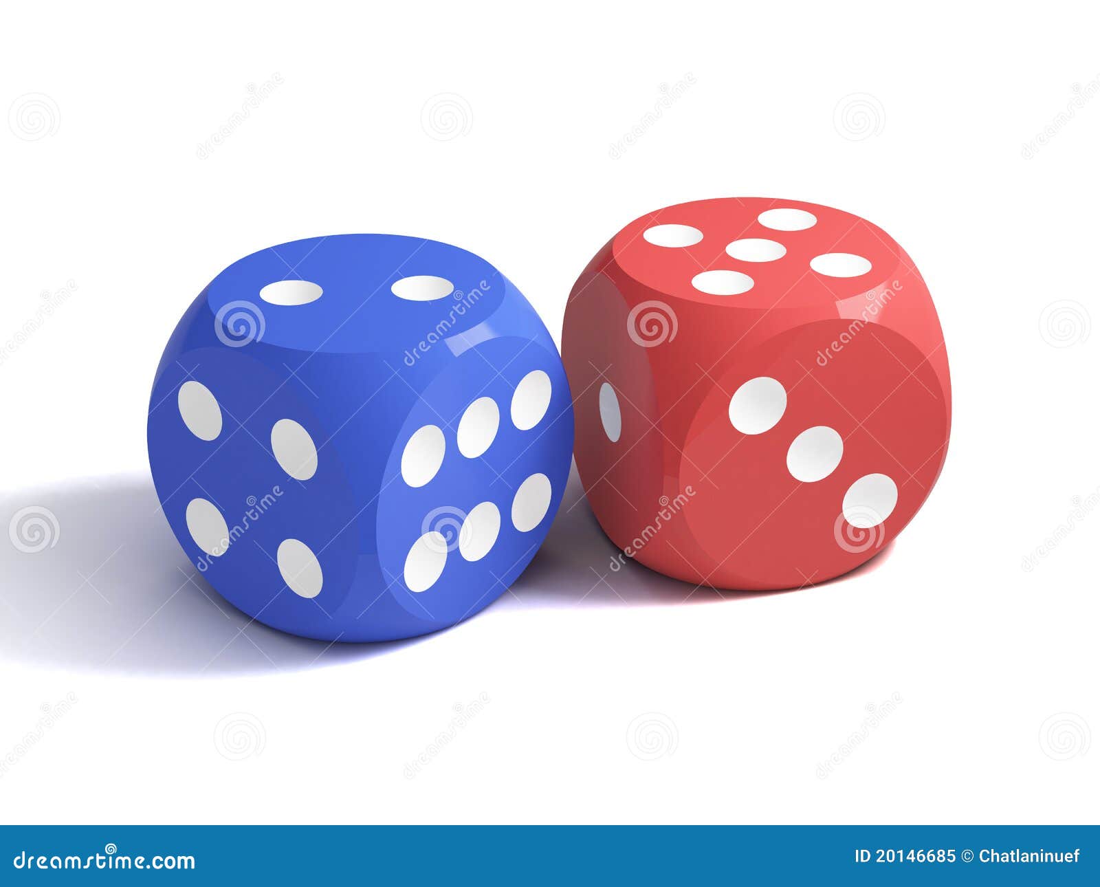 Two dices stock illustration. Illustration of roll, betting - 20146685