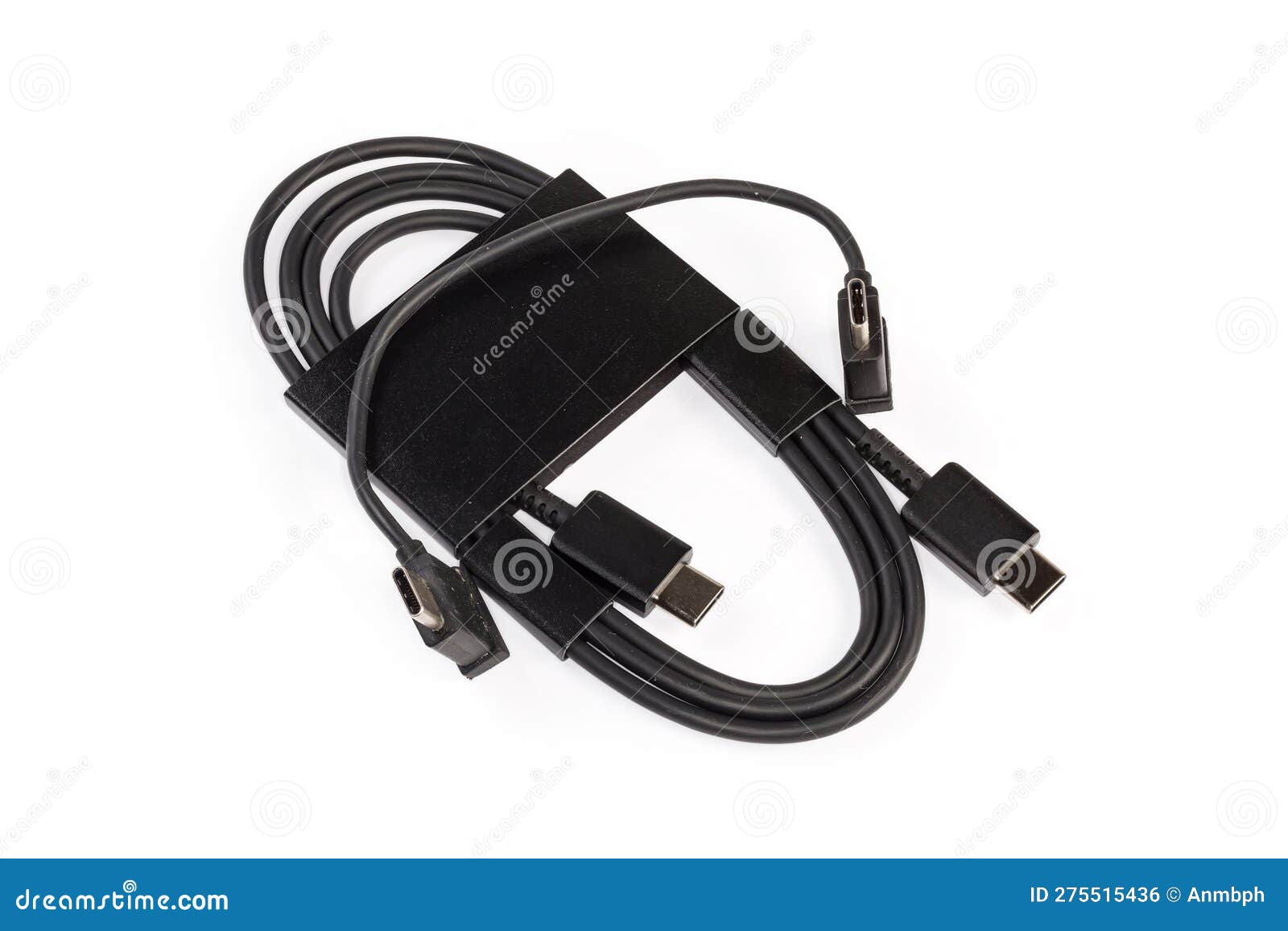 Two Different Adapter Cables USB Type-C To Type-C Stock Photo - Image ...