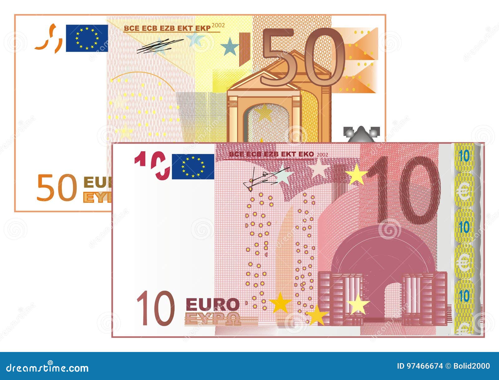 Two different cash stock illustration. Illustration of purse - 97466674