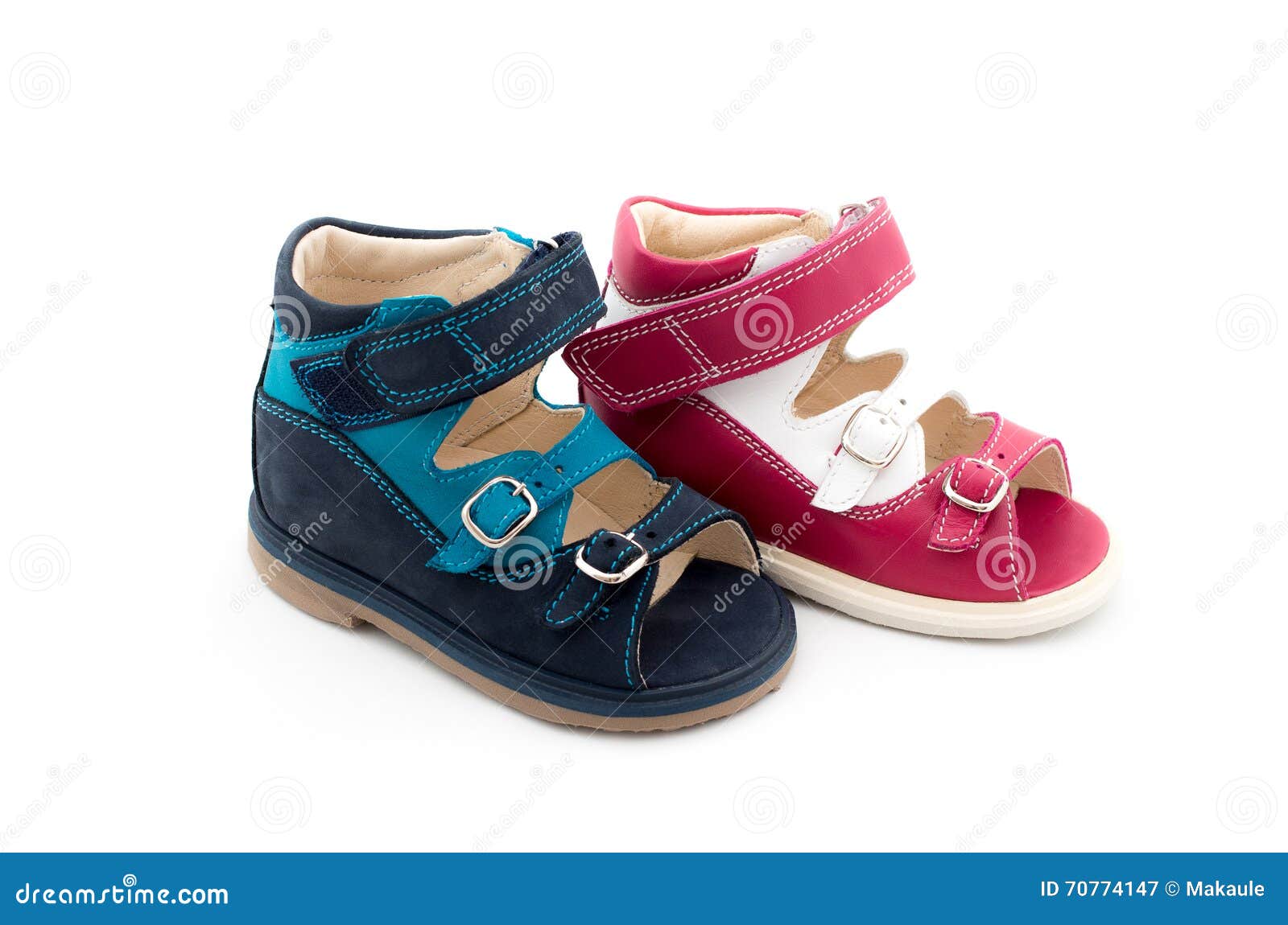 Two Different Colors of Babies Shoes Stock Image - Image of pair, wear ...