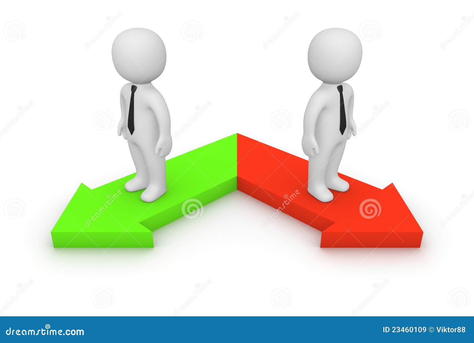 Two Different Directions Stock Illustrations – 686 Two Different ...