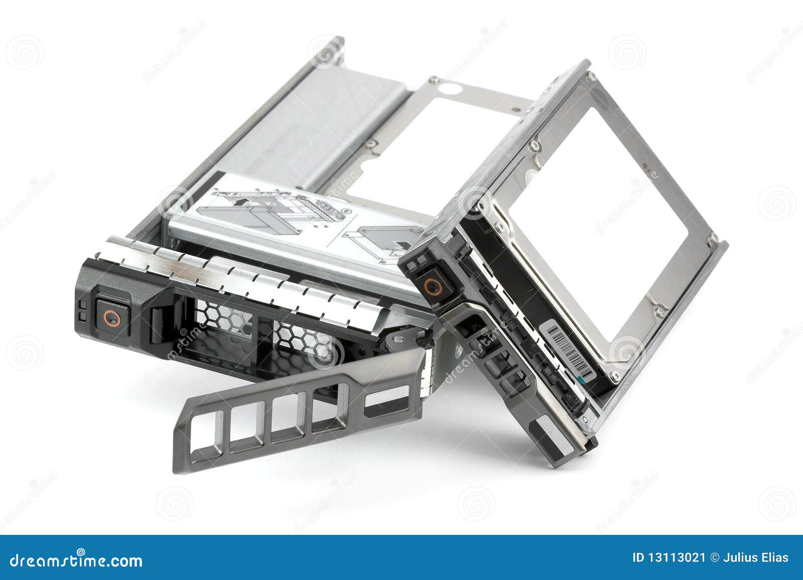 Two Different Hot-Swap Hard Drives Stock Image - Image of electronics ...