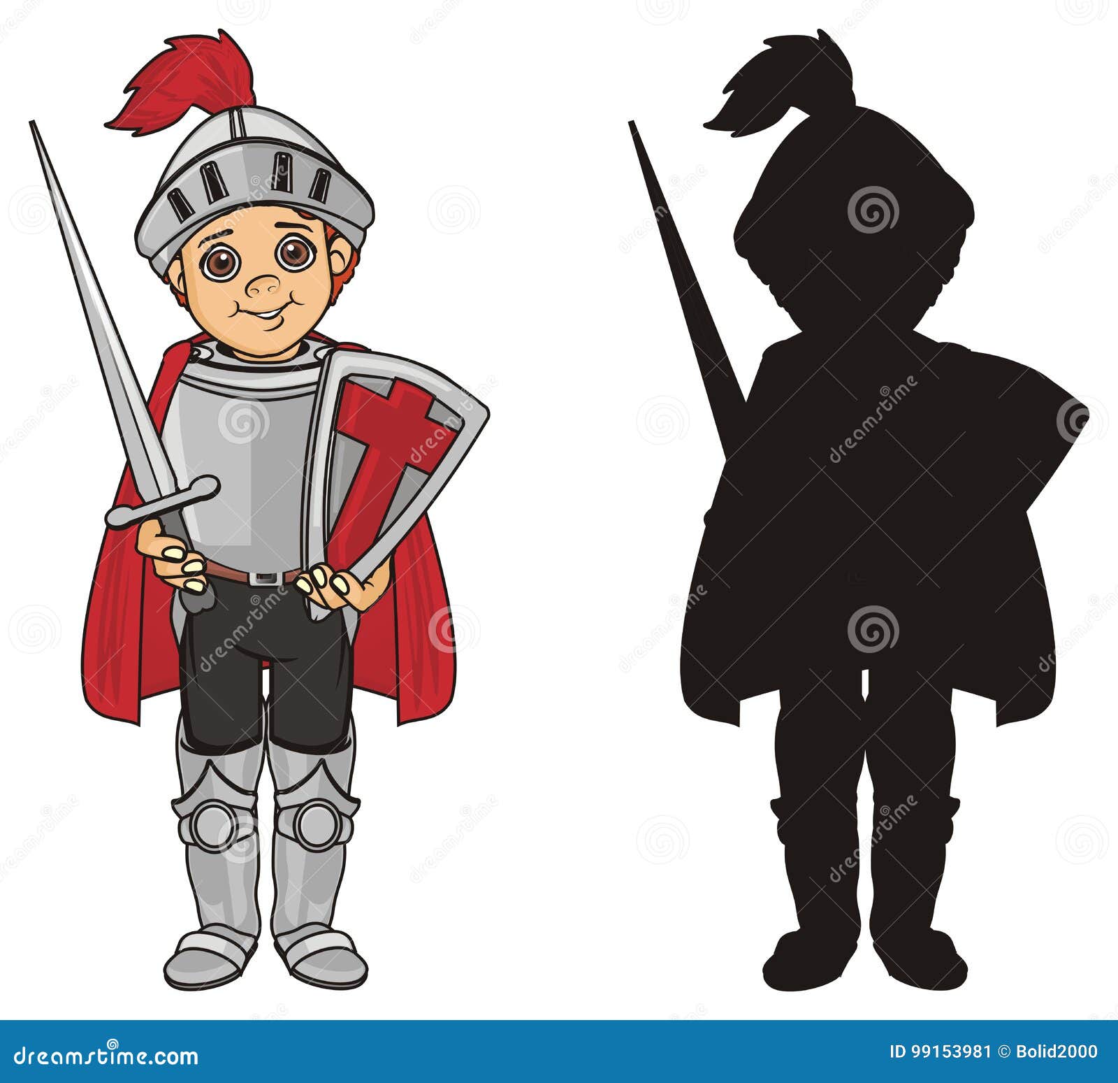 Two different knights stock illustration. Illustration of metal - 99153981