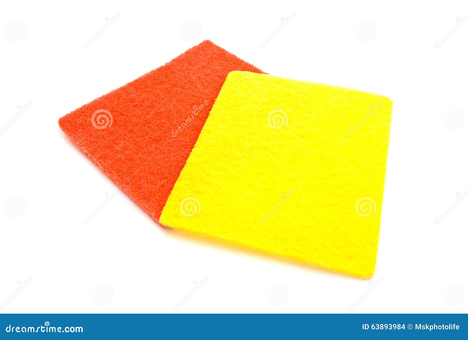 Two Different Rags on White Stock Photo - Image of detergent, cleanup ...