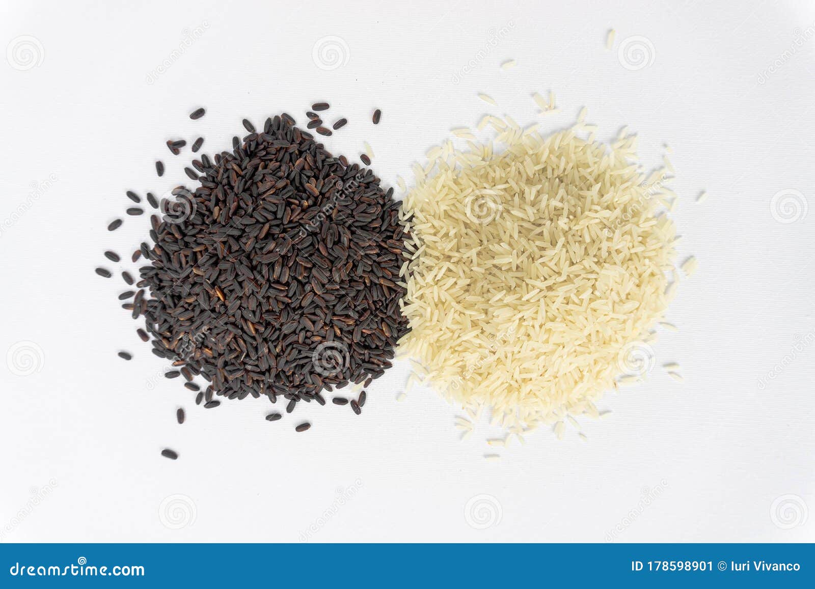 Two Different Rice Varieties Mountains. Stock Image - Image of chinese ...