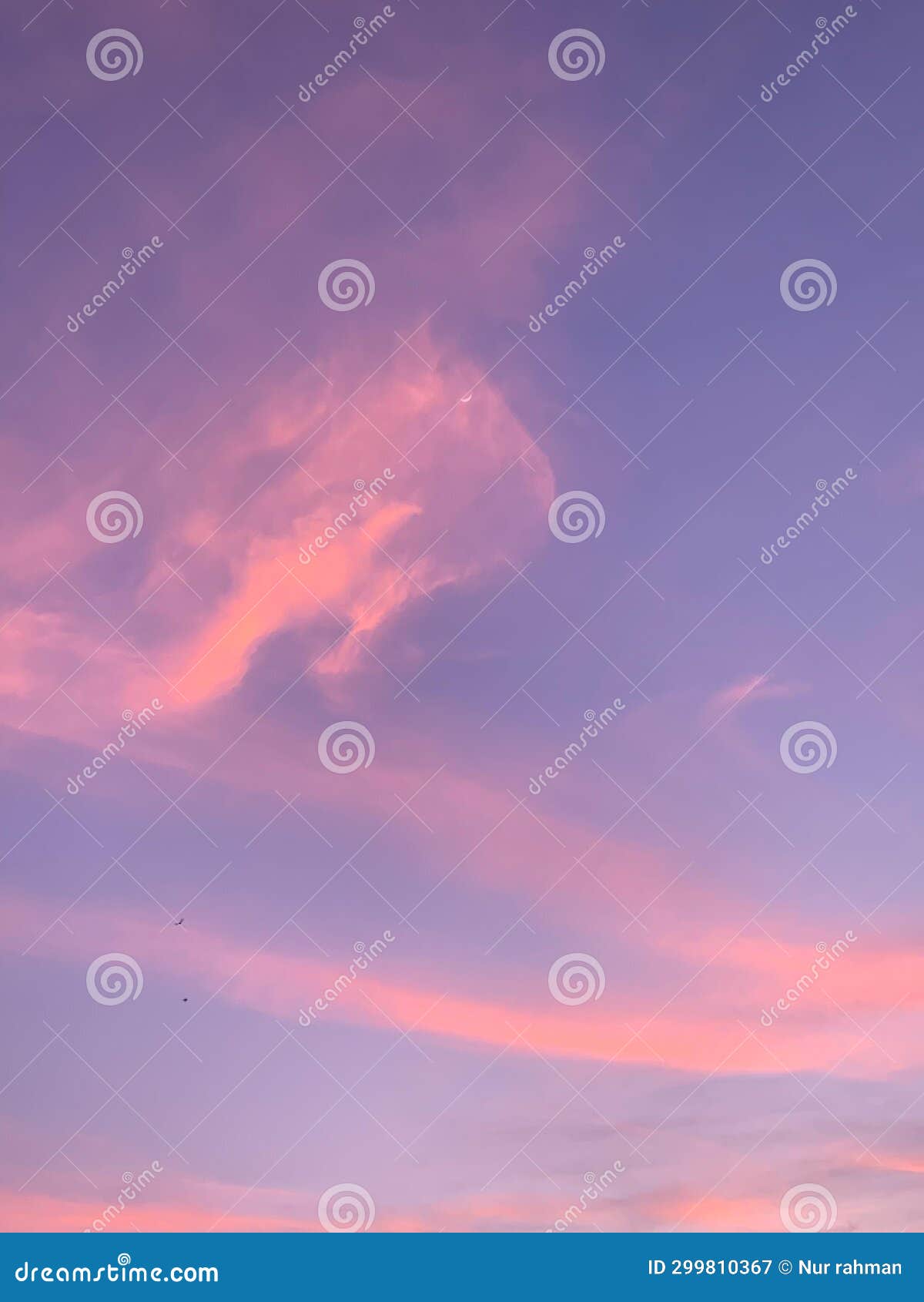 Two Different Shaped Clouds in the Sky Stock Image - Image of shaped ...