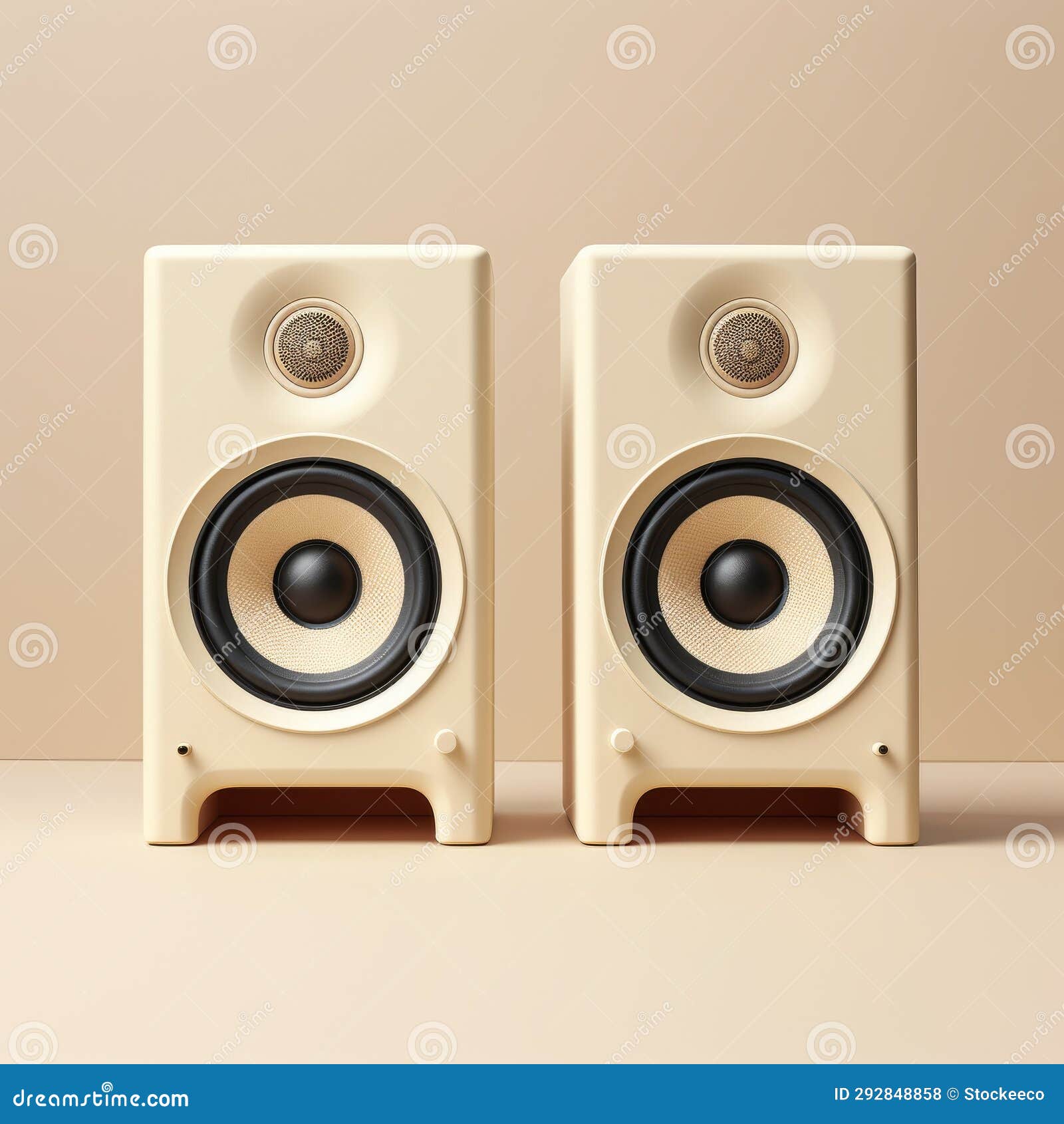 Set Of Different Speakers. Vector Color Illustration. Elements For ...