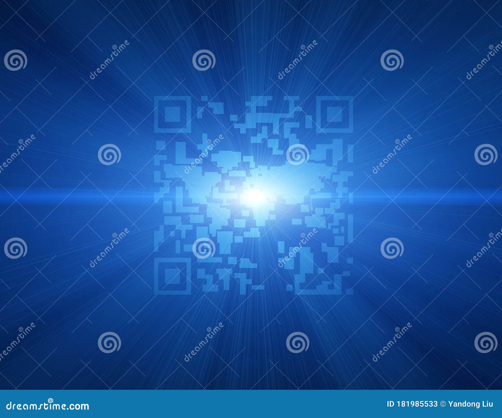 Two-dimensional Code Data Transmission and World Map, Financial ...
