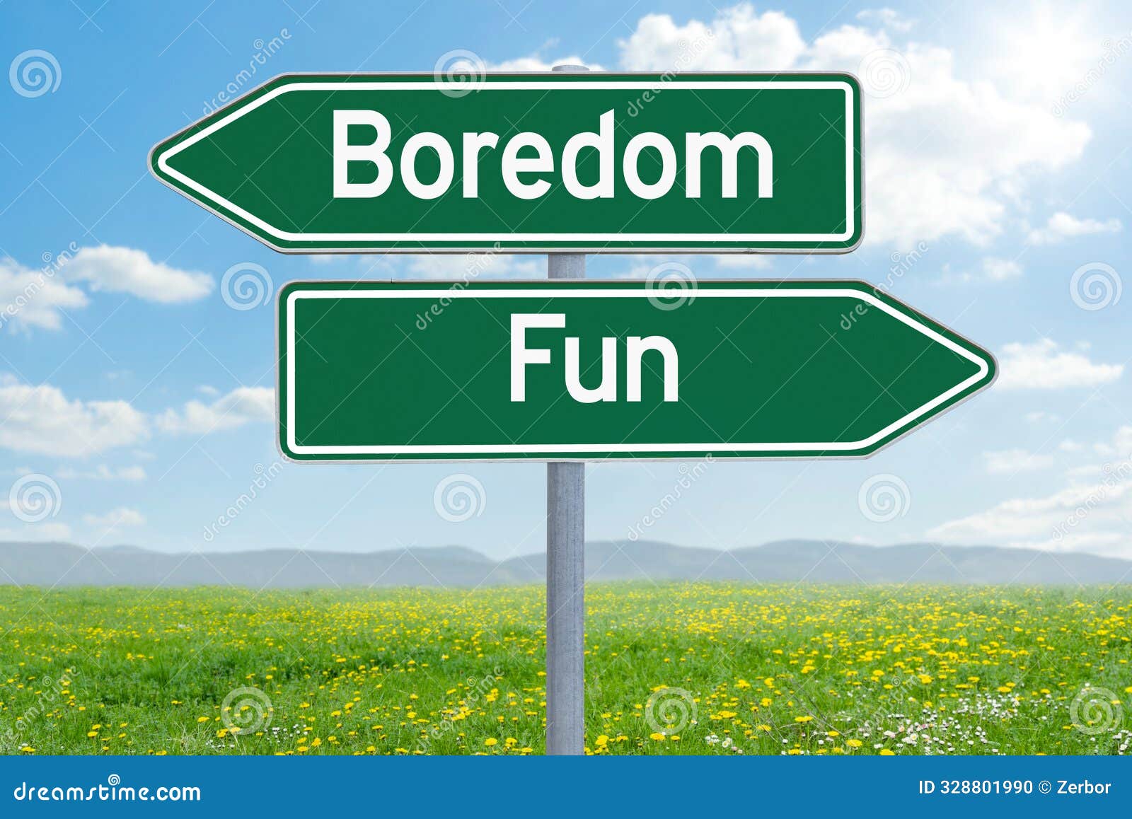 Boredom or Fun stock photo. Image of words, alternative - 328801990